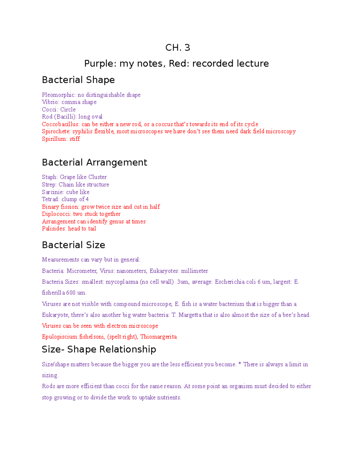 Active recall ch 3 - practice notes, and main idea of chapter - CH. 3 ...