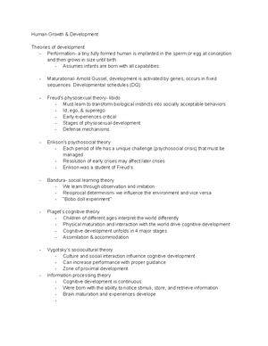 Human Growth & Develoment~Chapter 6 Practice Quiz - Chapter 6 Practice ...