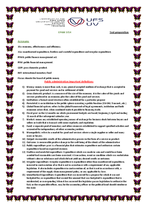 ECAP 2022 Alternative TEST MEMO - VERY IMPORTANT ALL THE QUESTIONS MUST ...