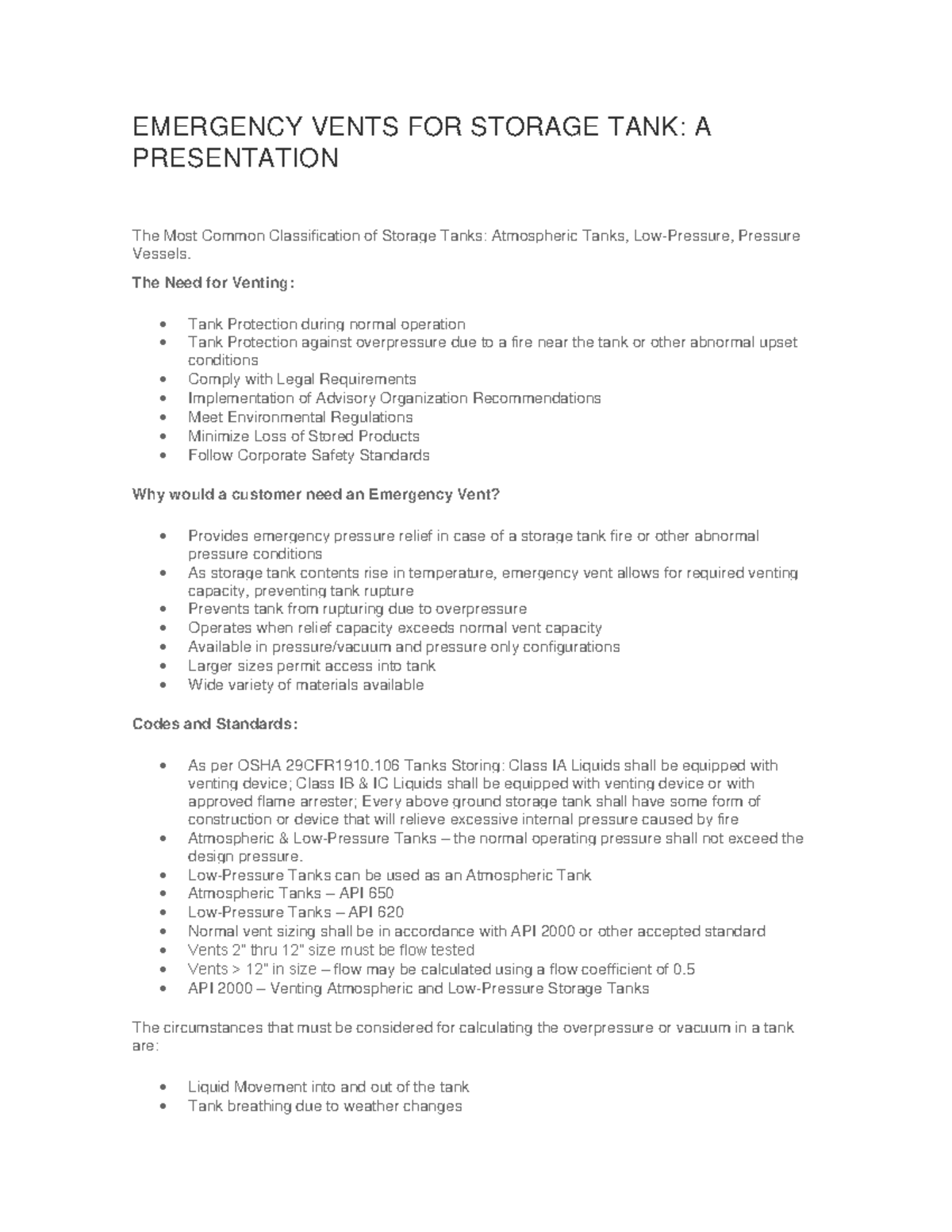 374424556 Emergency Vents FOR Storage TANK pdf - EMERGENCY VENTS FOR ...