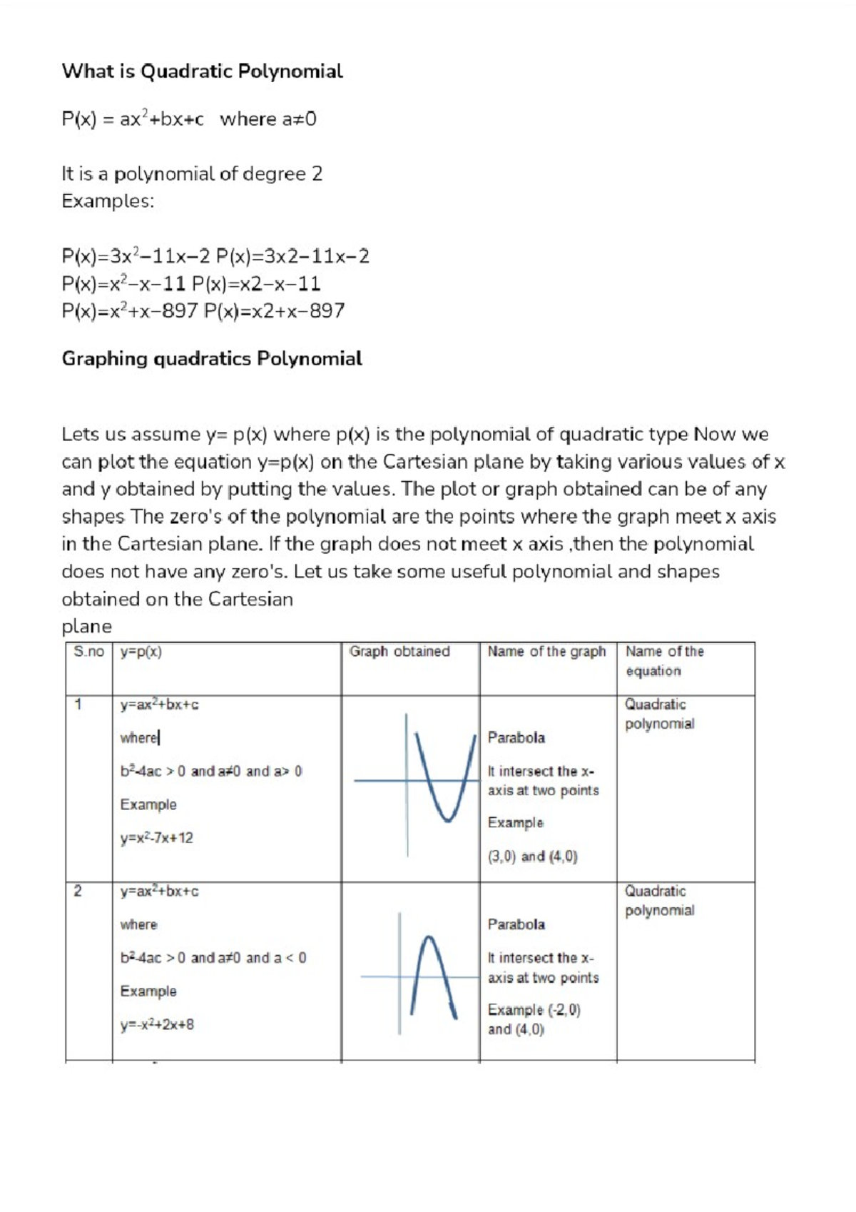 Quadratic equation - Engineering Mathematics - Studocu