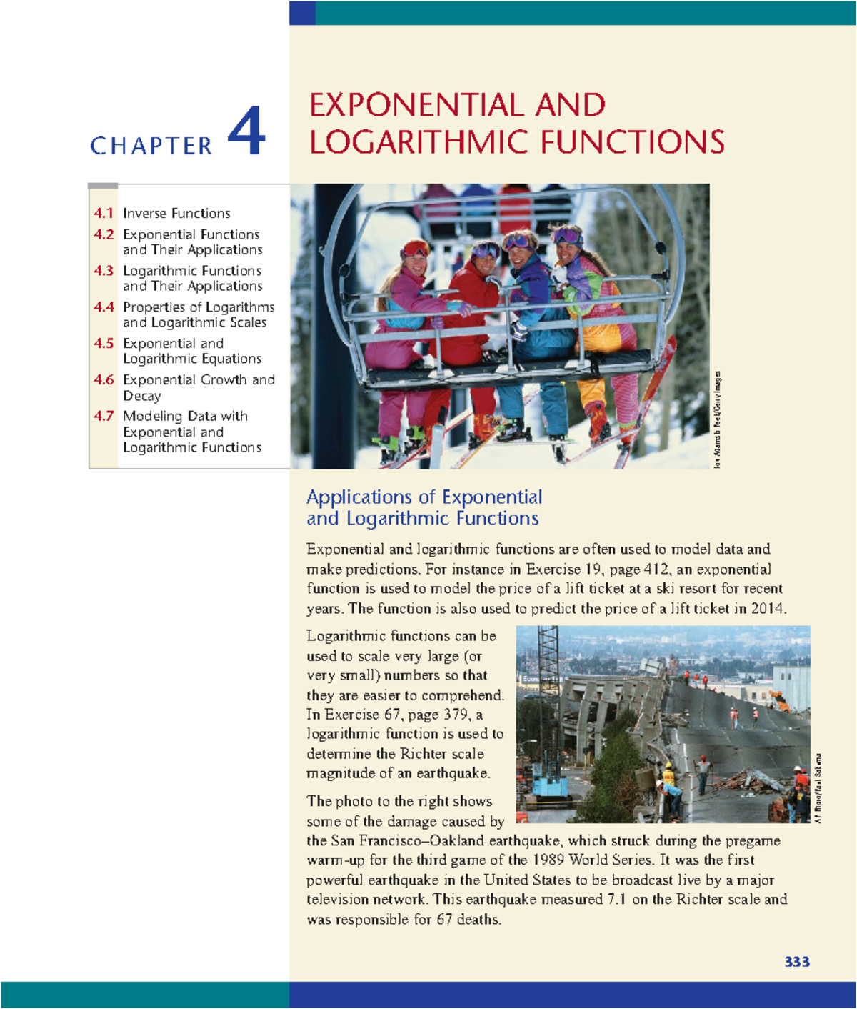 College Algebra and Trigonometry - 333 EXPONENTIAL AND C H A P T E R 4 ...