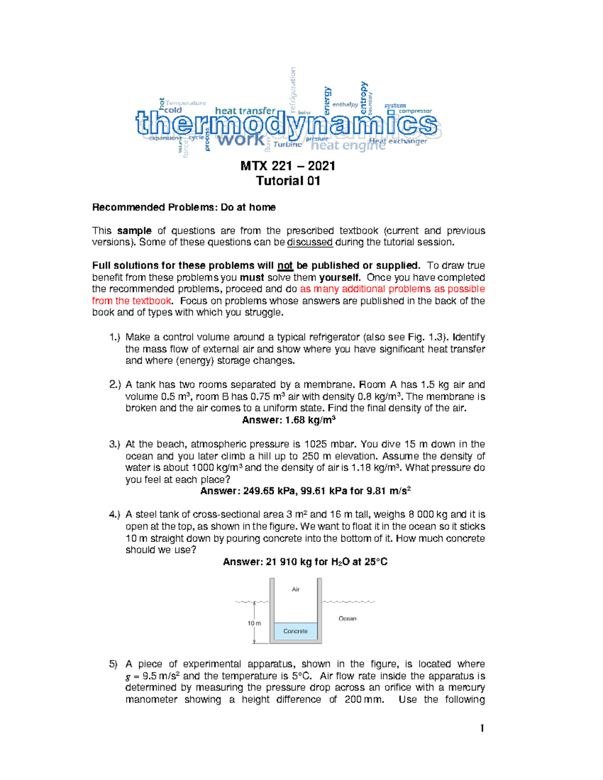 TUT01-Theme 2 - TUT questions on the theme 2 work. - 1 MTX 221 – 2021 ...