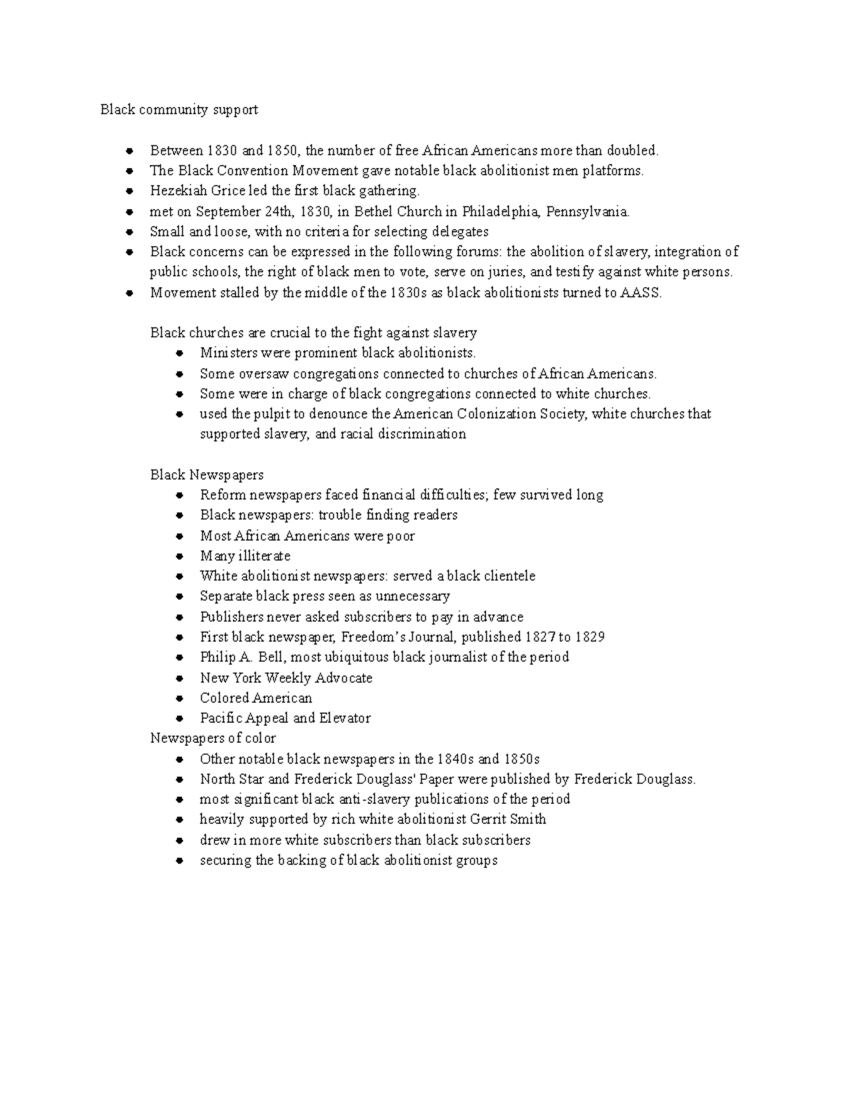 African American History- Racism part 3 - Black community support ...