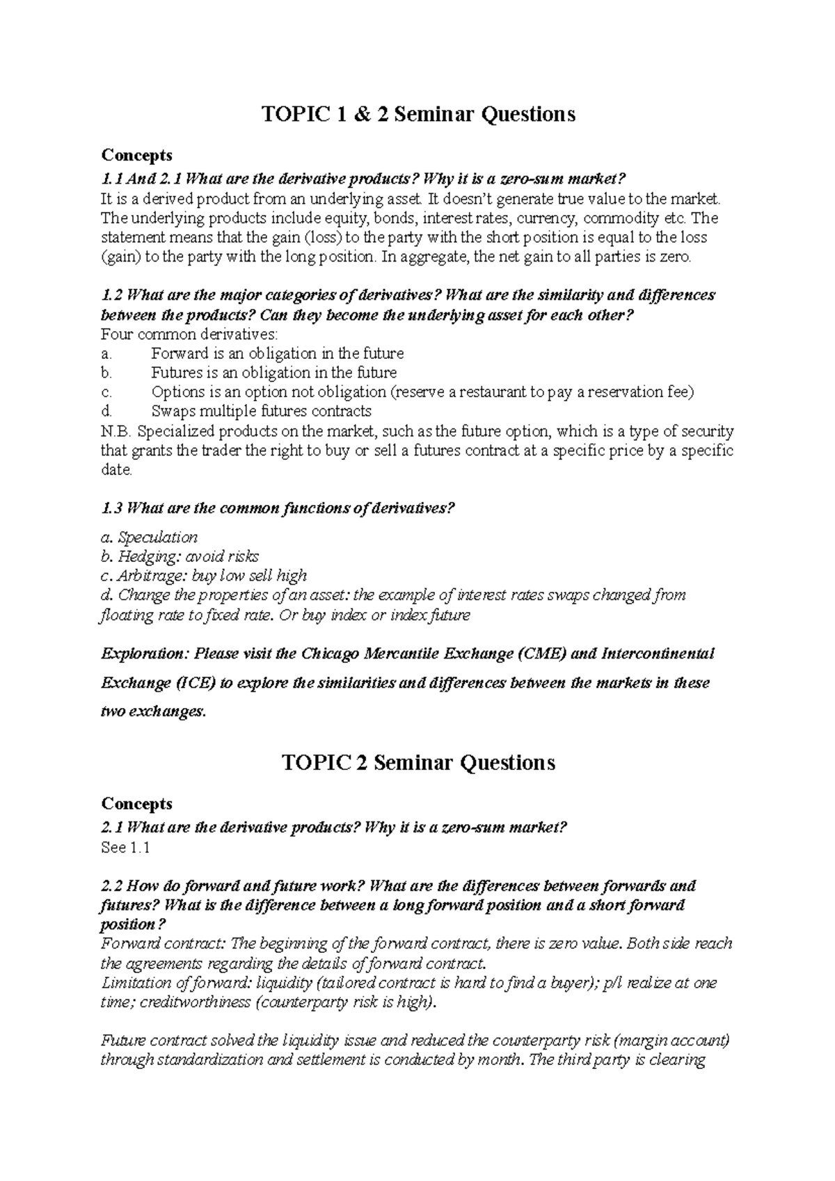 UTF-8''Seminar%201%262%20answers - TOPIC 1 & 2 Seminar Questions ...