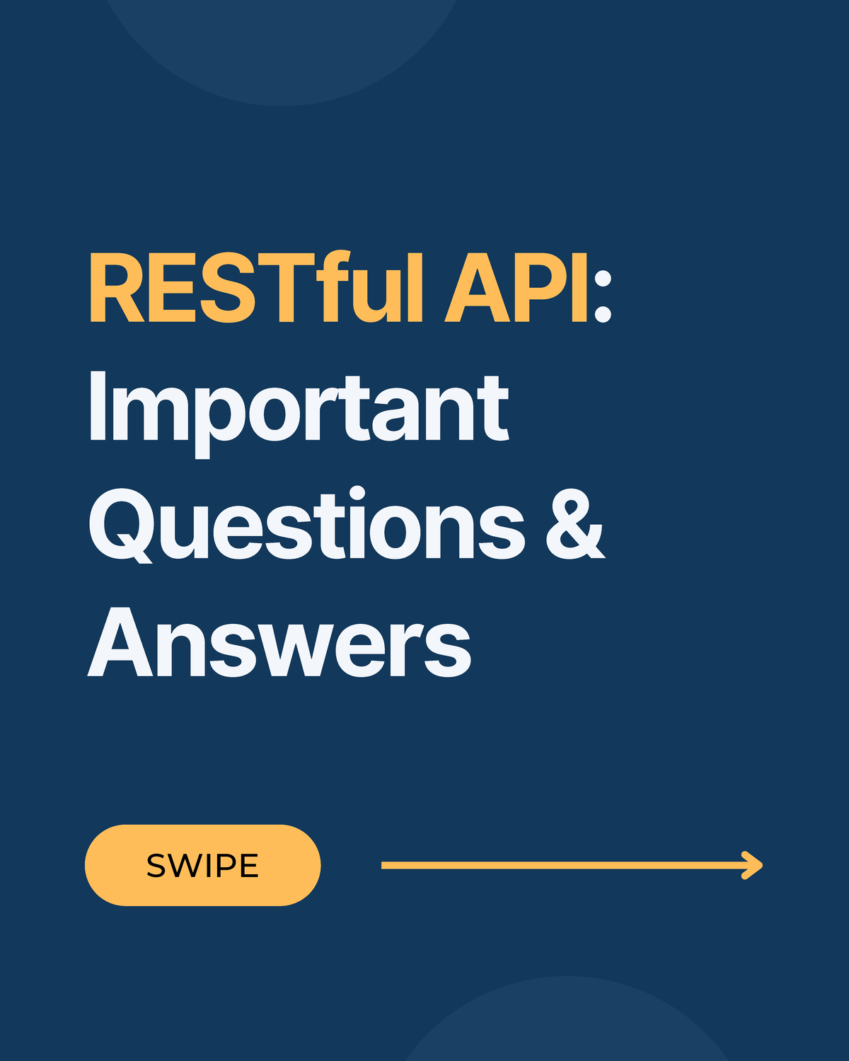 Restful API Q&A - Rest ApI notes - RESTful API: Important Questions ...