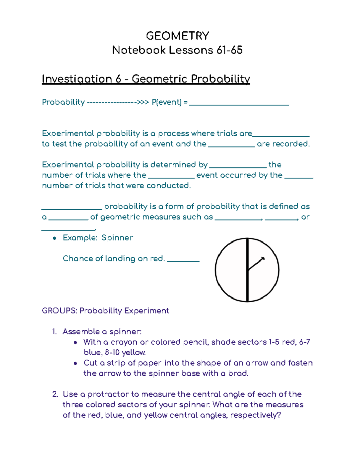 Sam Burgess - GEO L61-65 Notebook - GEOMETRY Notebook Lessons 61 ...