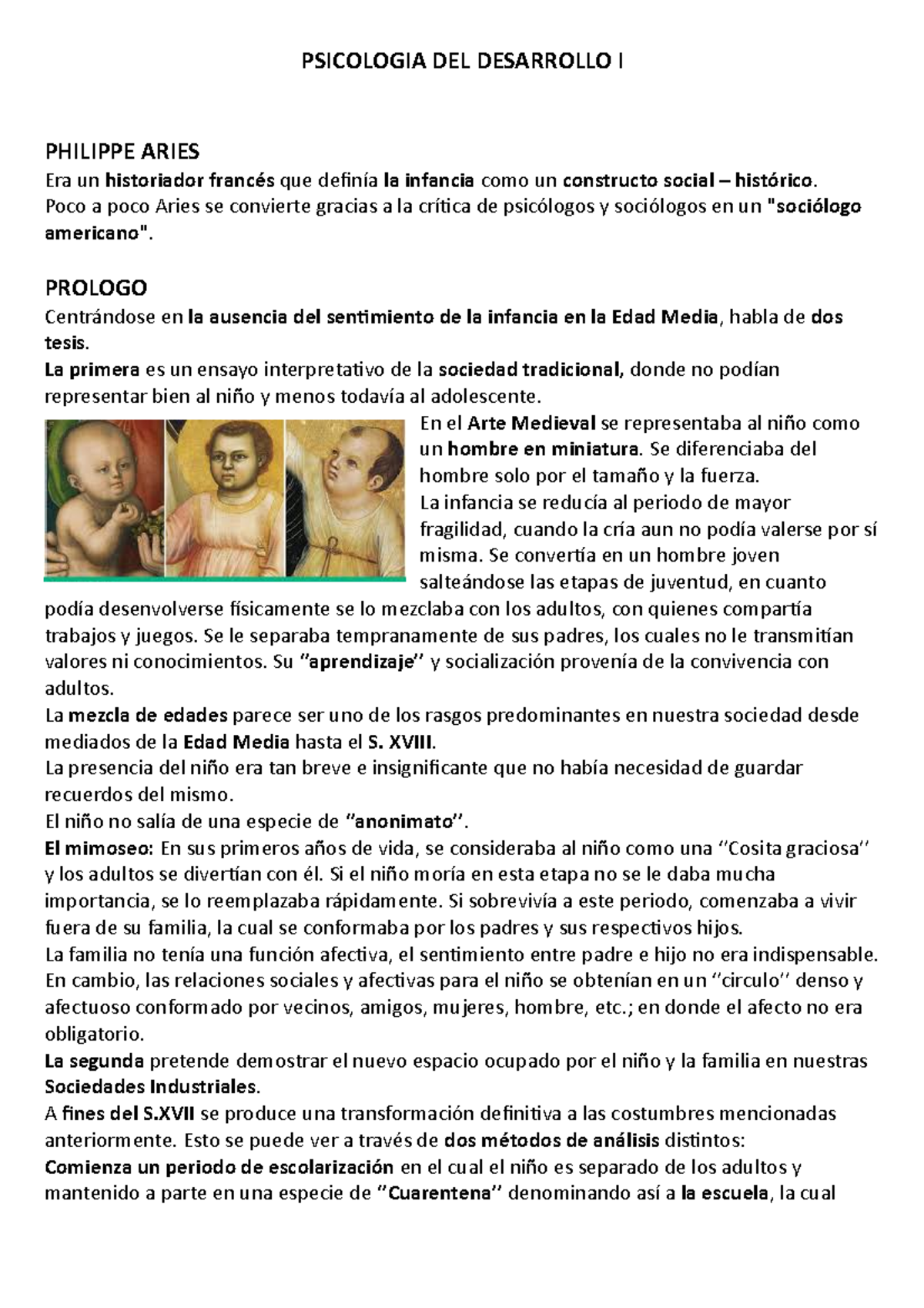 Psicologia DEL Desarrollo I - PSICOLOGIA DEL DESARROLLO I PHILIPPE ...