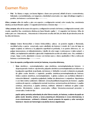 Facies- examen fisisco cabeza y cuello - Facies 1. Abotagada. Se ...