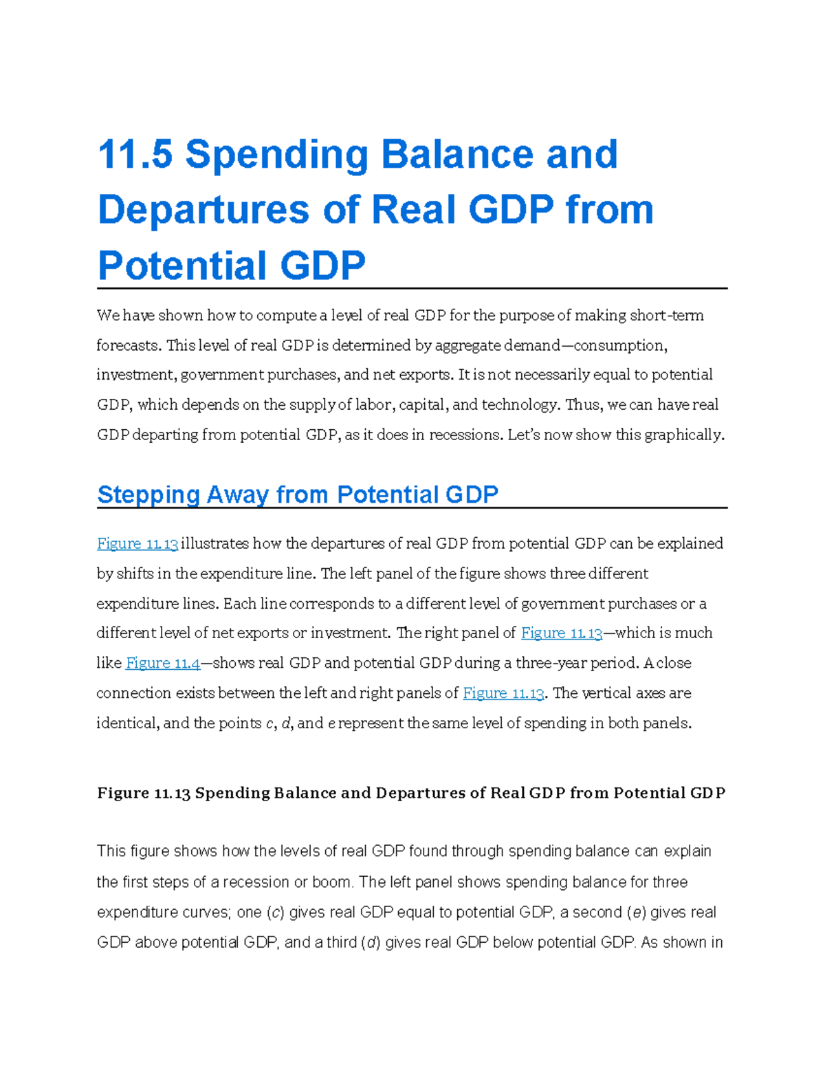 Chapter 11 Practice Materials Chapter 11 .5 - 11 Spending Balance and ...