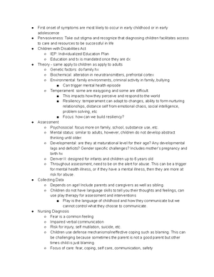 Mental Health - Theories and Therapies Study Guide - Theories: why a ...