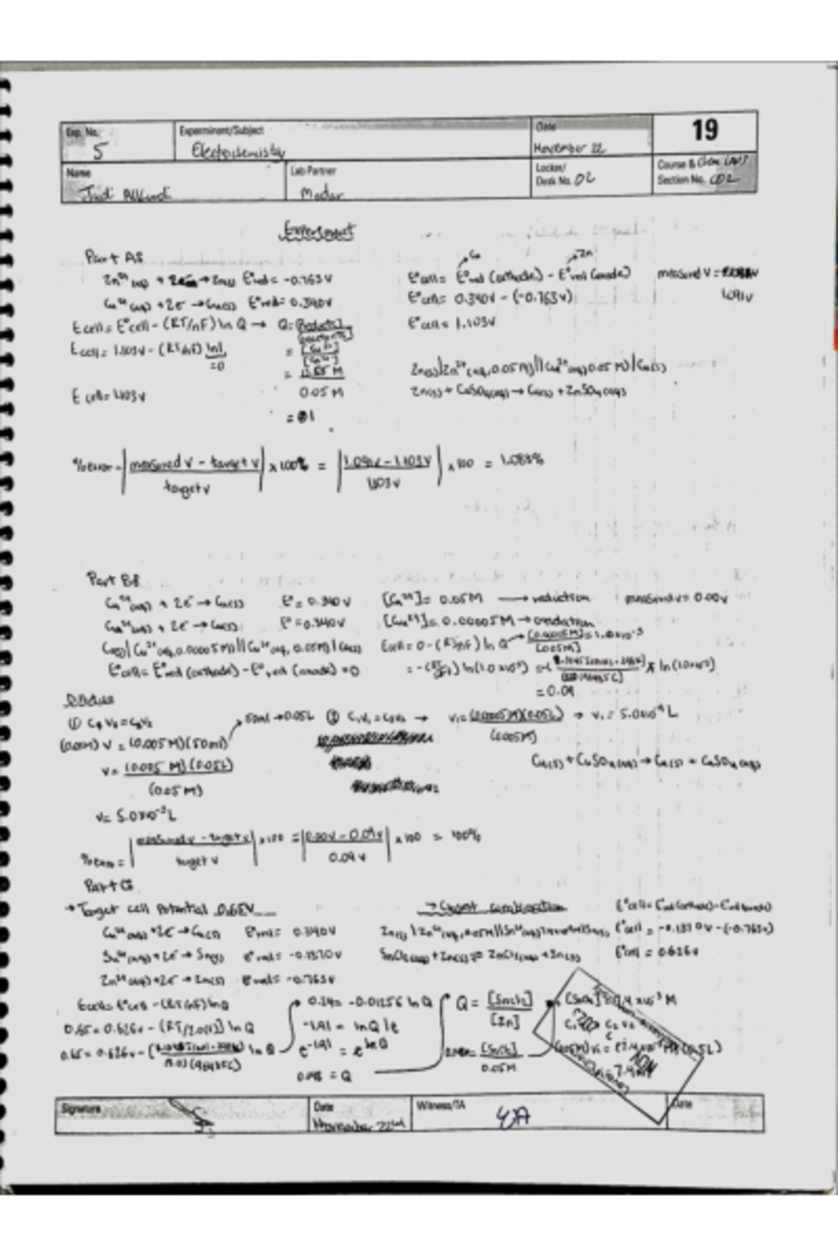 Lab 5 report - lab work - Chem 1A03 - Studocu