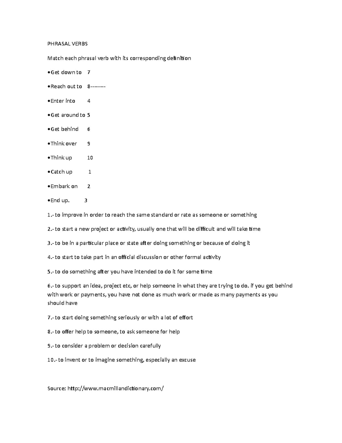 copia-de-phrasal-verbs-phrasal-verbs-match-each-phrasal-verb-with-its
