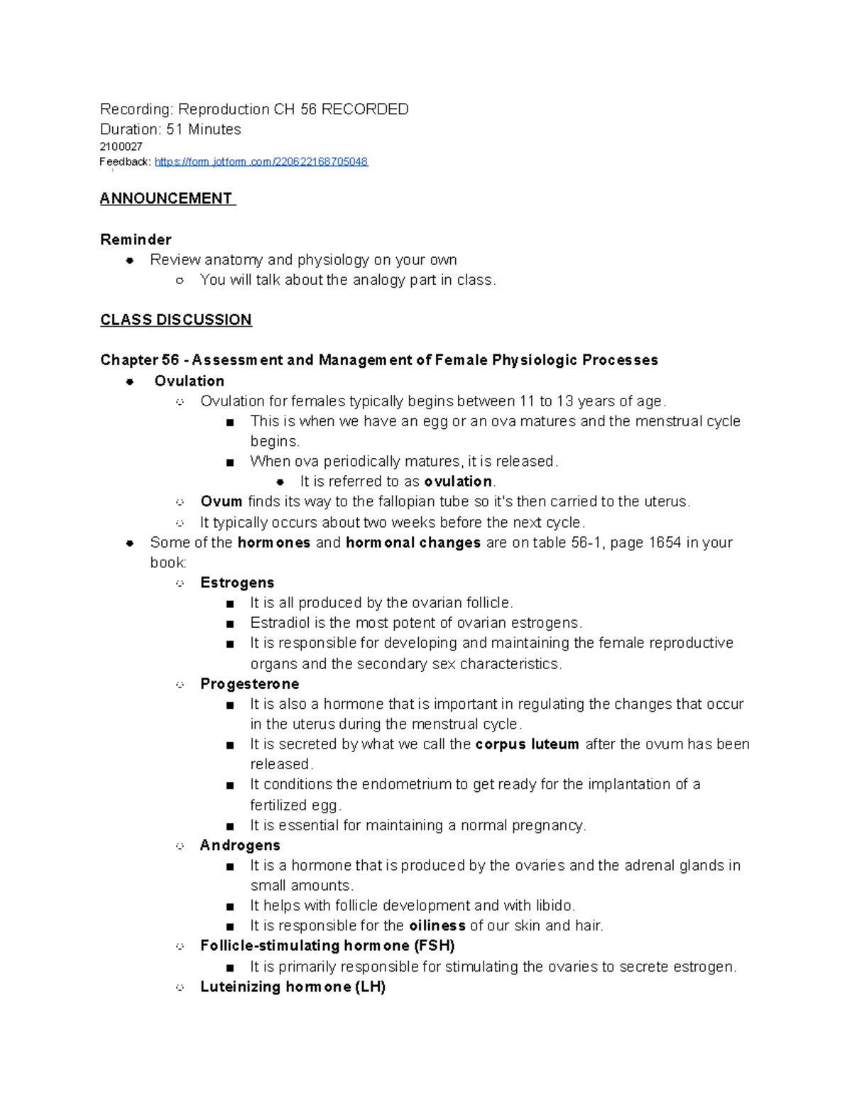 Reproduction CH 56 Recorded - Recording: Reproduction CH 56 RECORDED ...