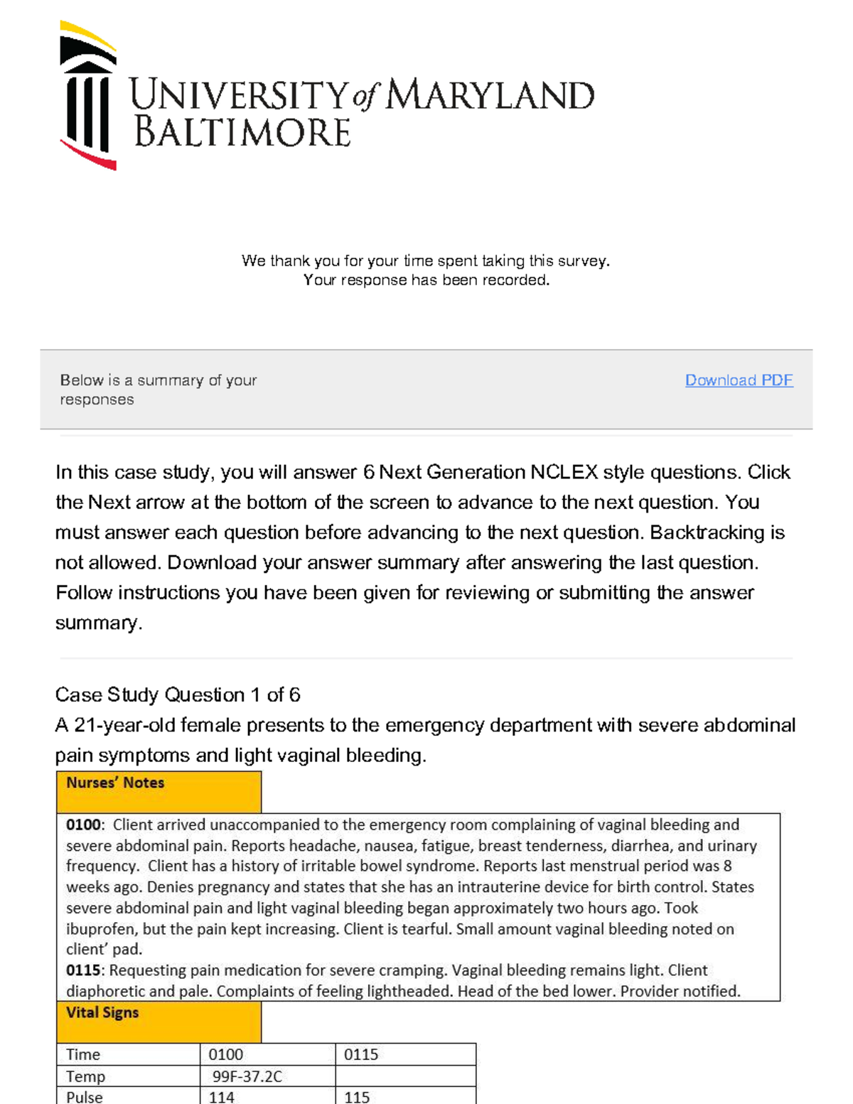 Ectopic NGN - case studies - Below is a summary of your responses ...