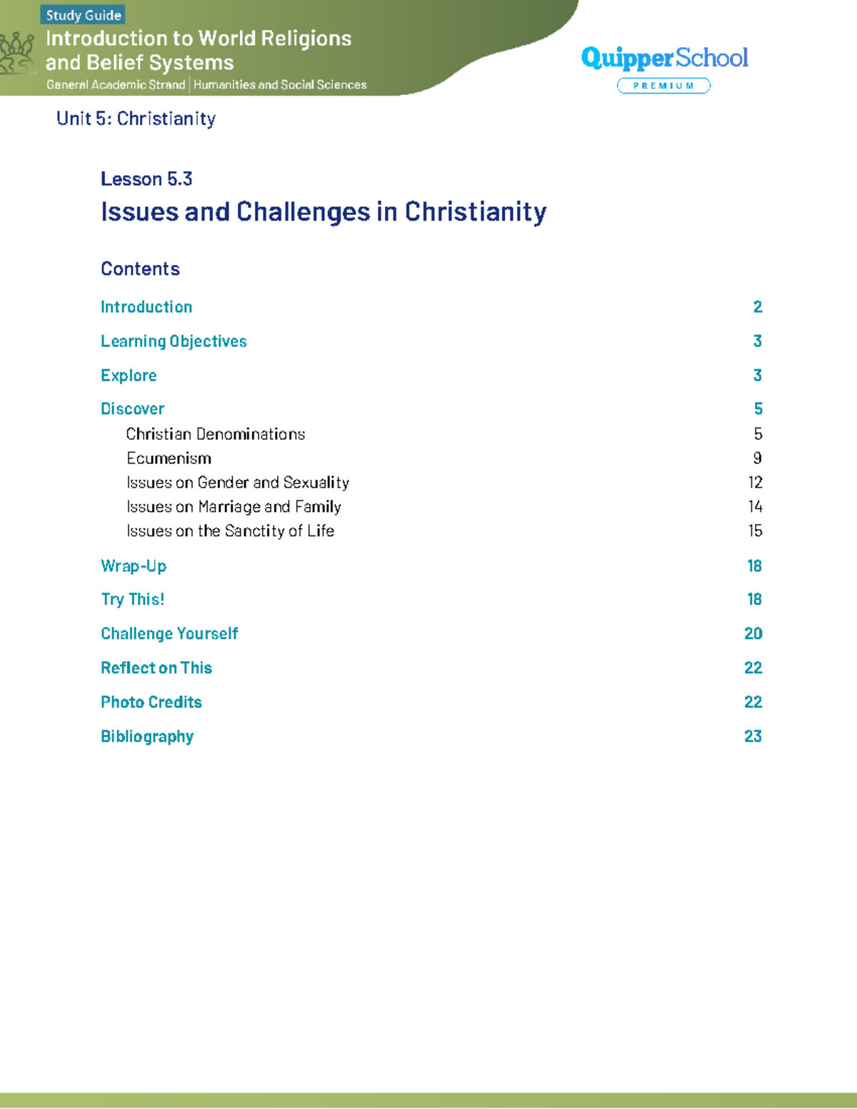 Inbound 4435347166943497291 - Issues and Challenges in Christianity ...