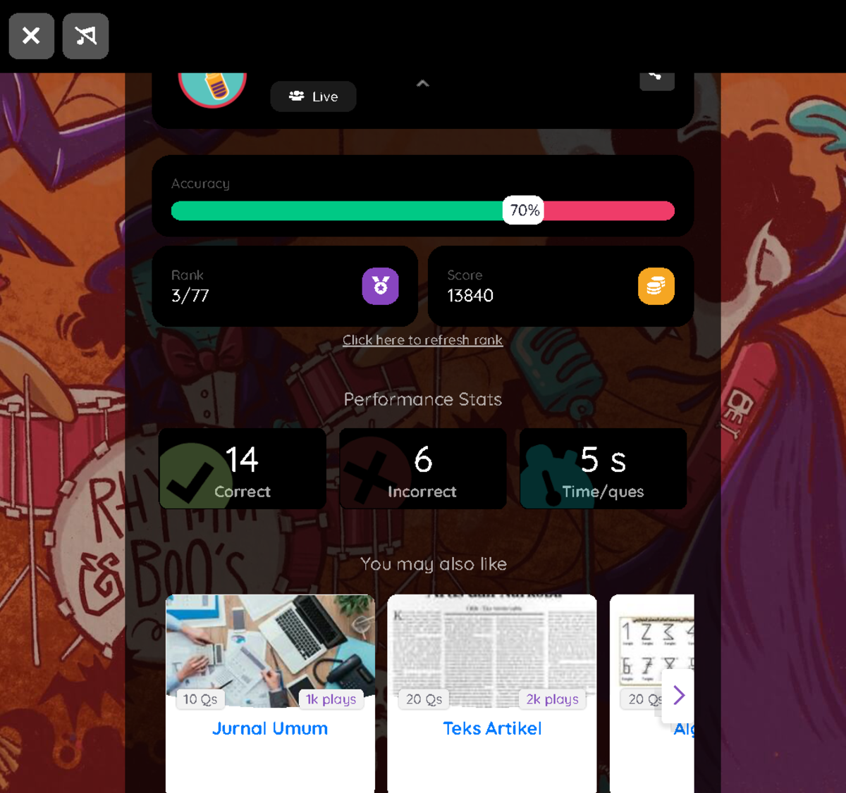 Summary - Quizizz - Easy to revise - Maths T - Accuracy Click here to ...