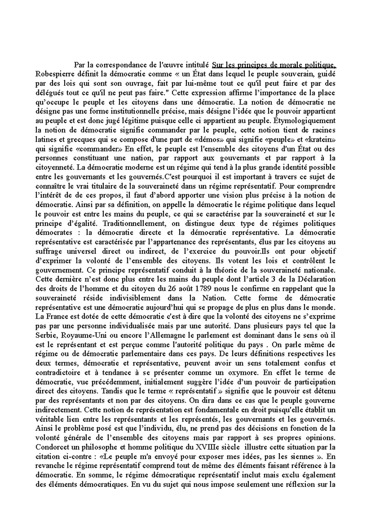 Les Principes De La Morale Texte – IDSQ