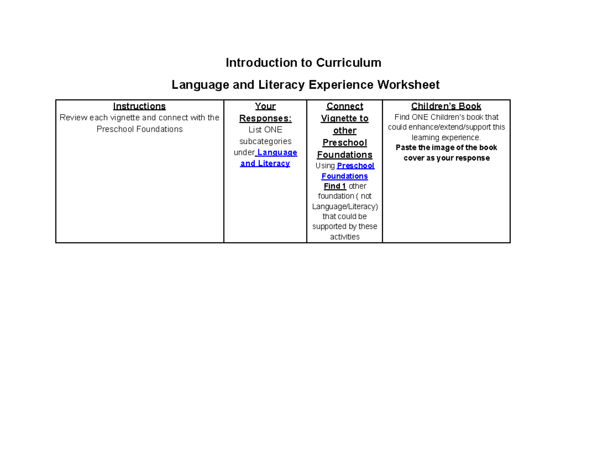 Language and Literacy - activities, lesson plans, notes, studies ...