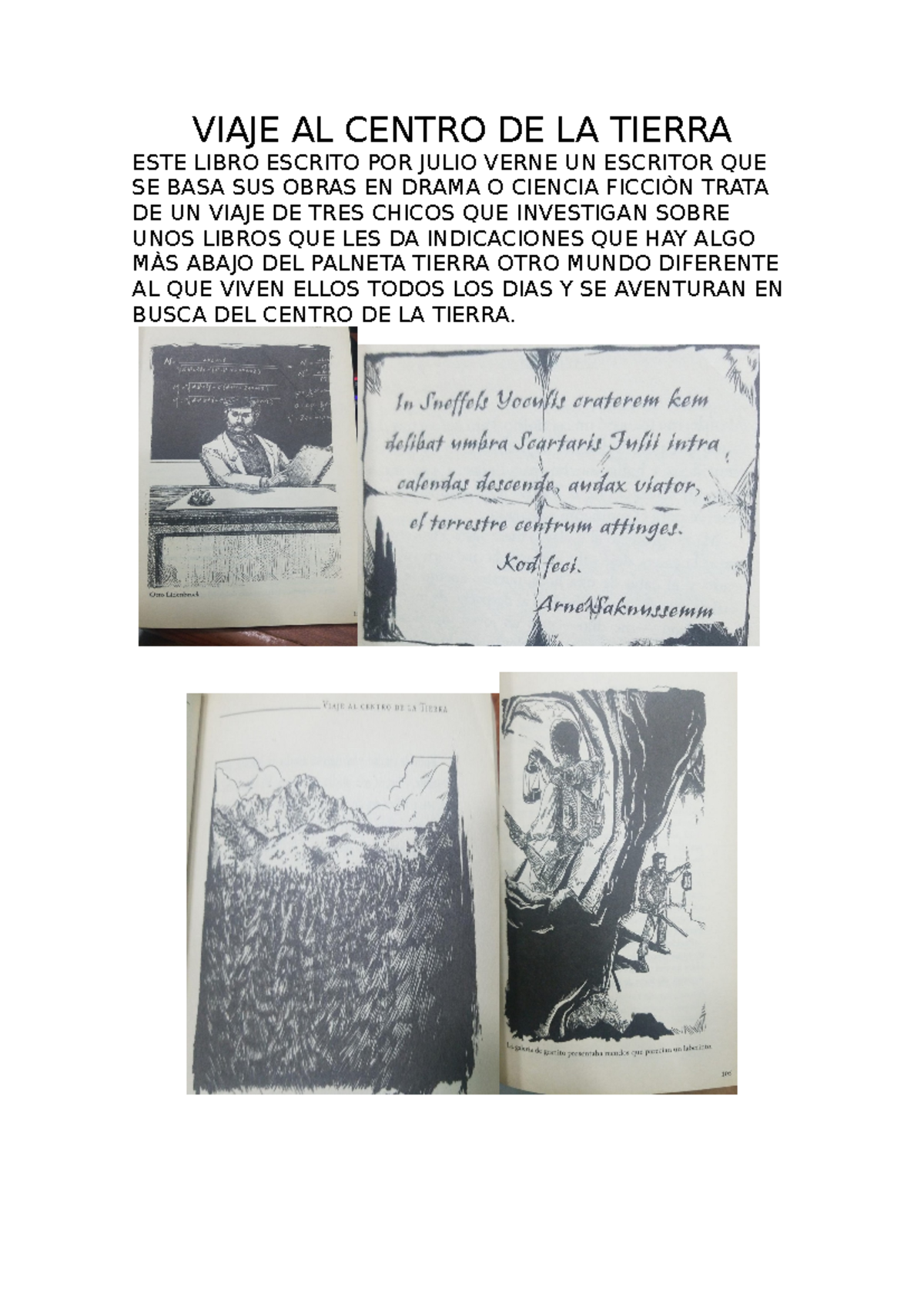 Viaje AL Centro DE LA Tierra - Histología - VIAJE AL CENTRO DE LA ...