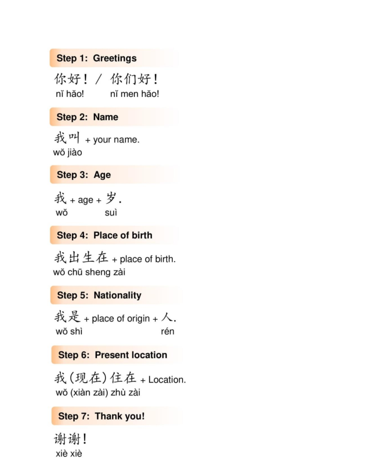 Mandarin greeting - Foreign Language - Studocu