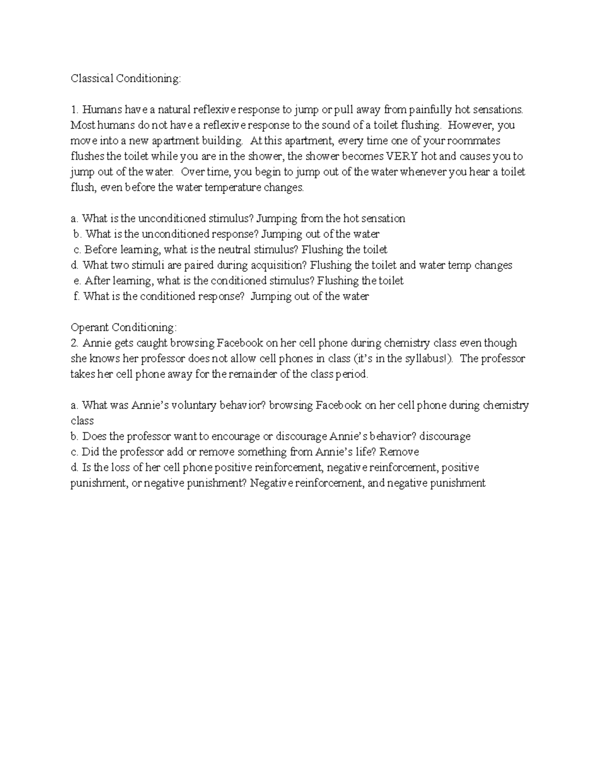 Brainandbehavior - Brain and Behavior - Classical Conditioning: Humans ...