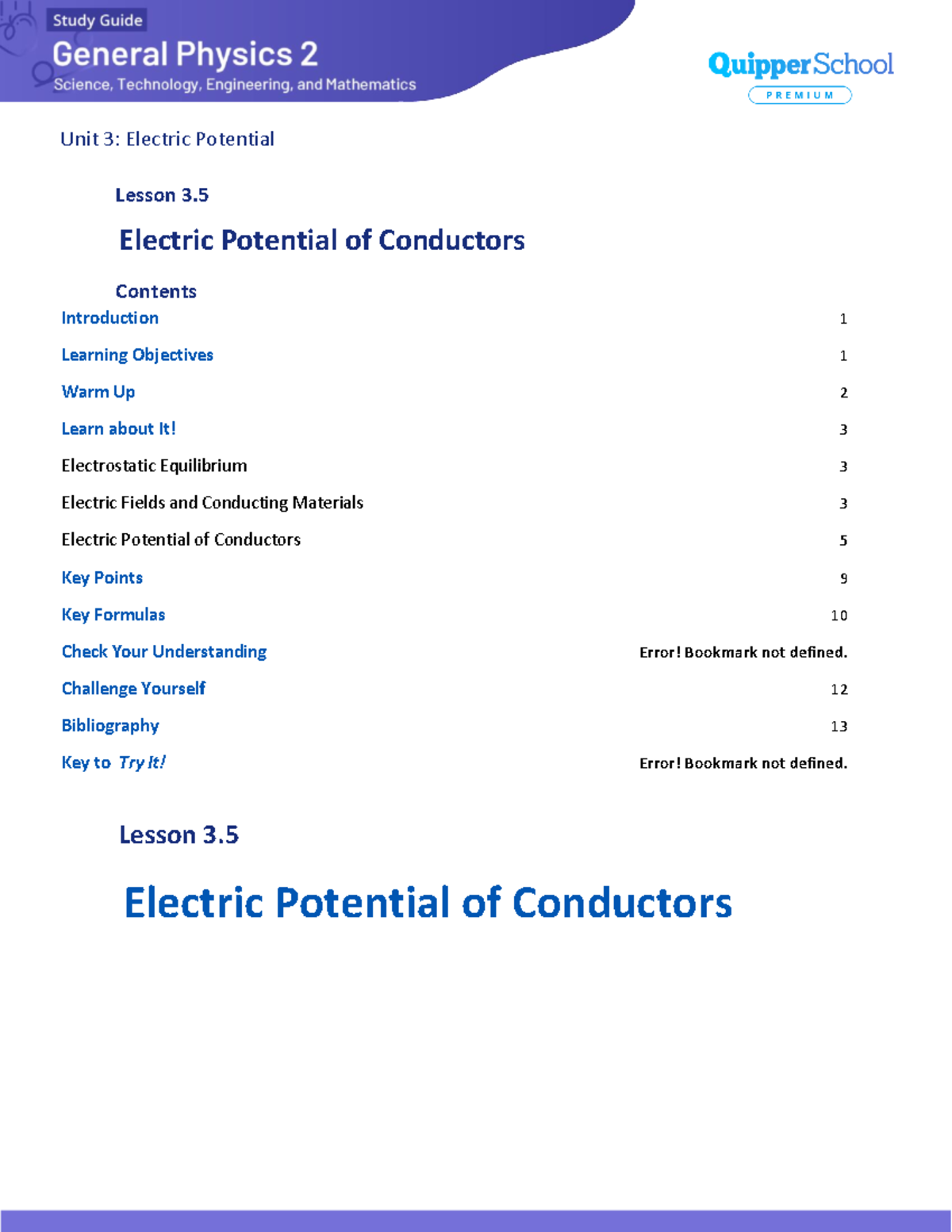 Electric Potential of Conductors - Unit 3: Electric Potential Lesson 3 ...