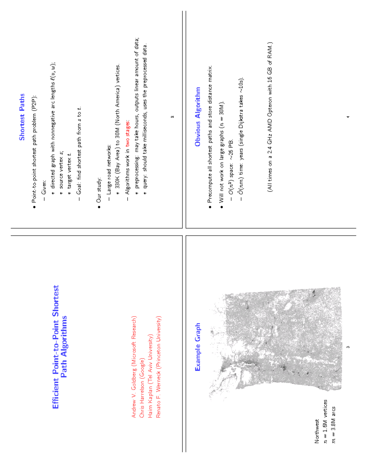 Bi Directional A Star - Slides - Efficient Point-to-Point Shortest Path ...