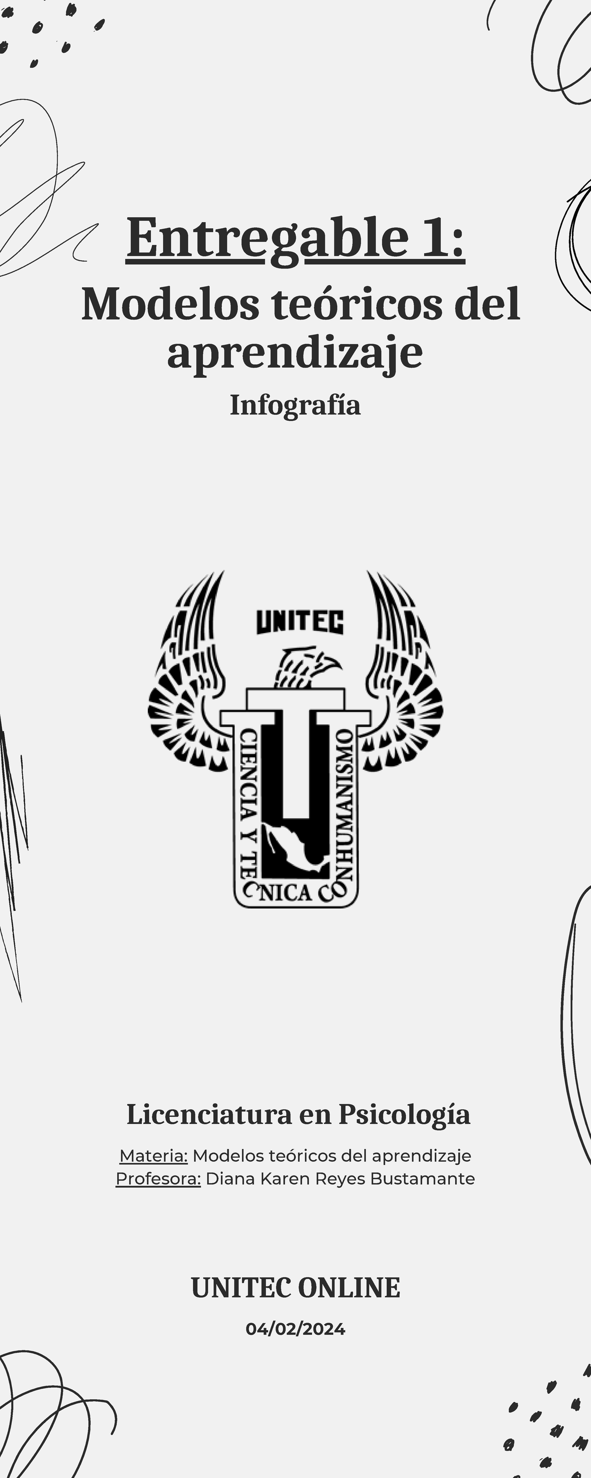 Entregable 2 - Infografía - Entregable 1: Modelos teóricos del aprendizaje Infografía ...