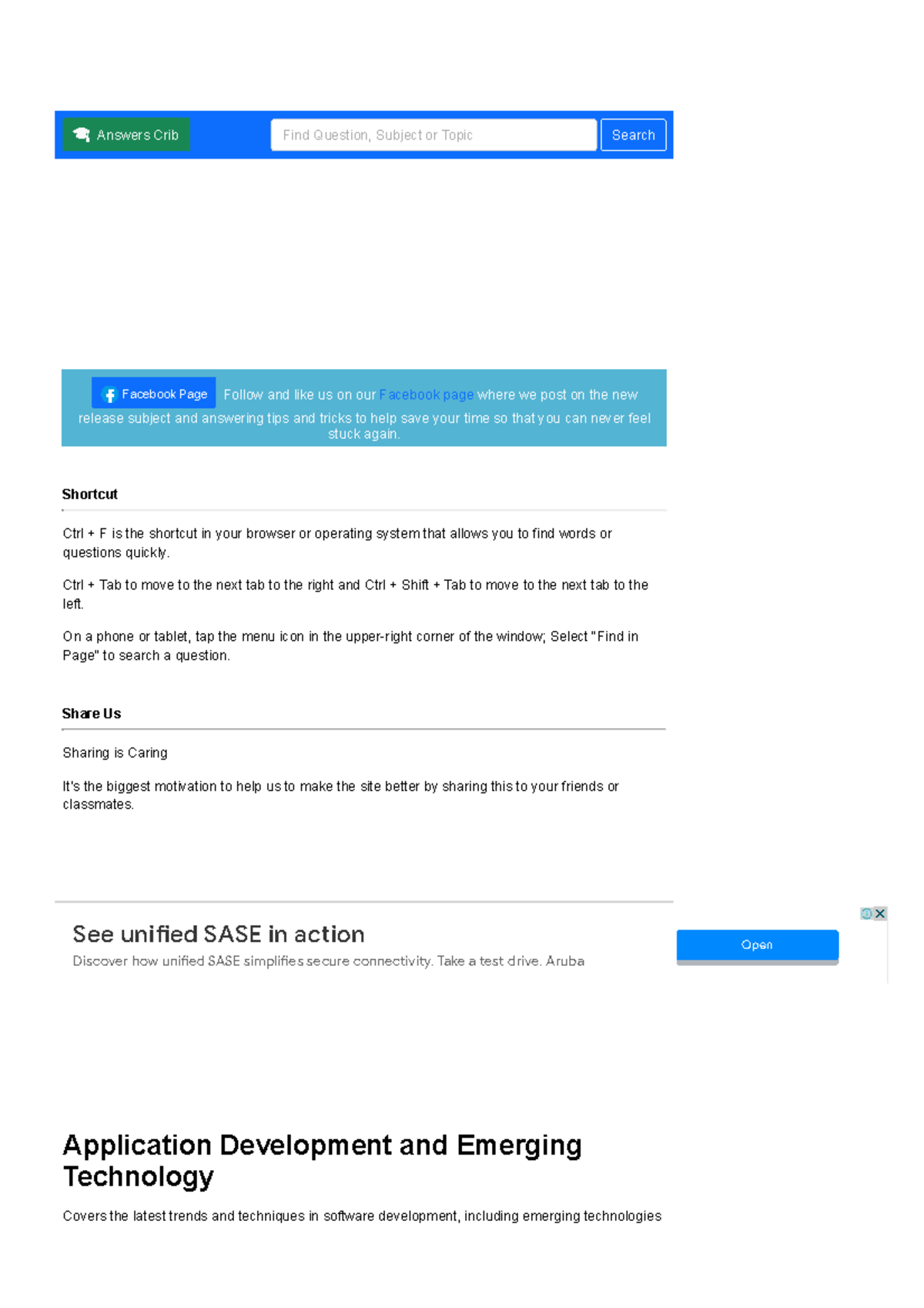 Www answerscrib com subject app develop and emerging technology ...