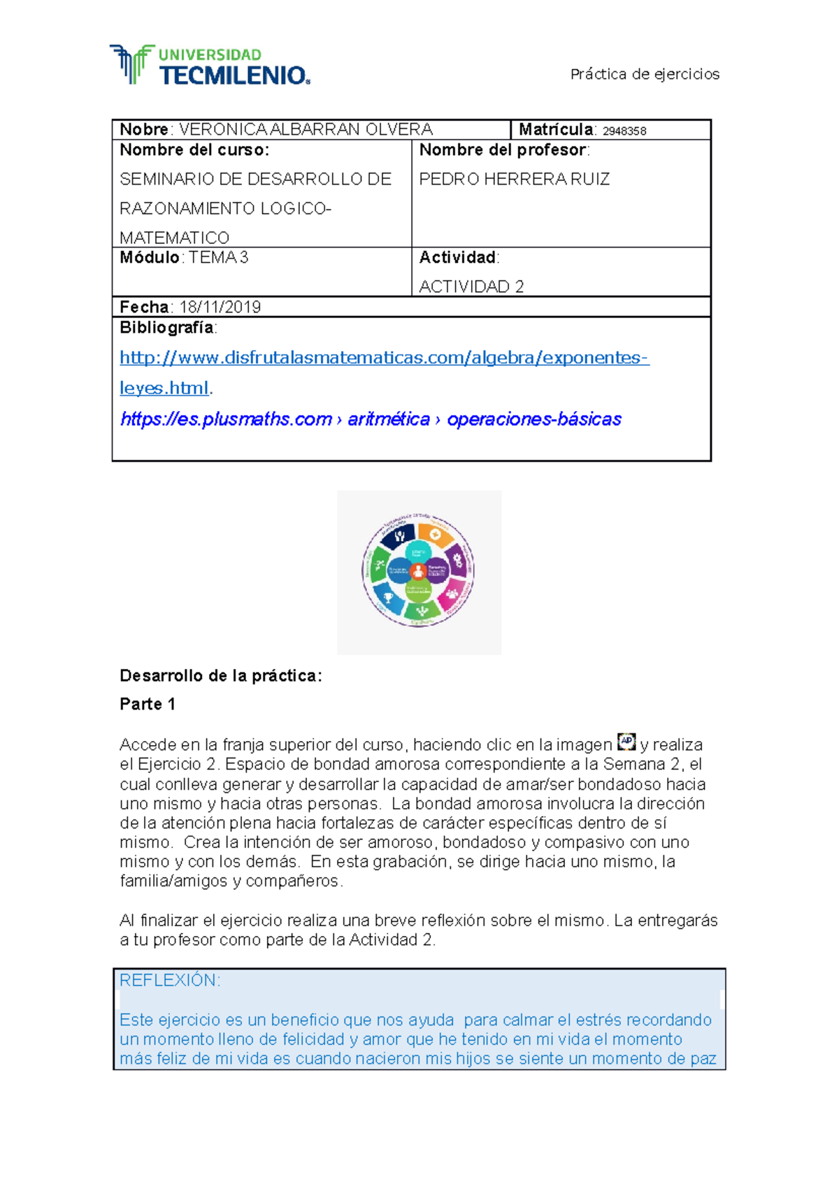 Actividad 2 Seminario DE Razonamiento - Nobre : VERONICA ALBARRAN ...