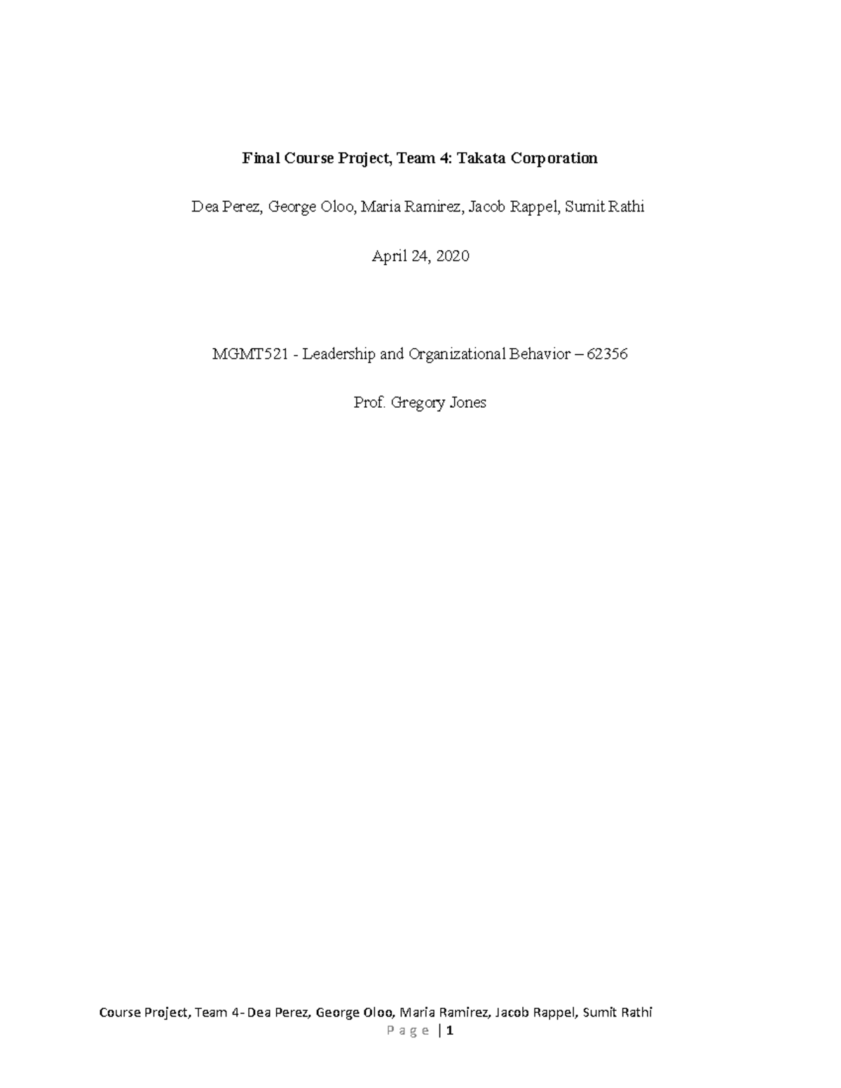 Collaborative Course Project Final - Team 4 - Sumit - Final Course ...