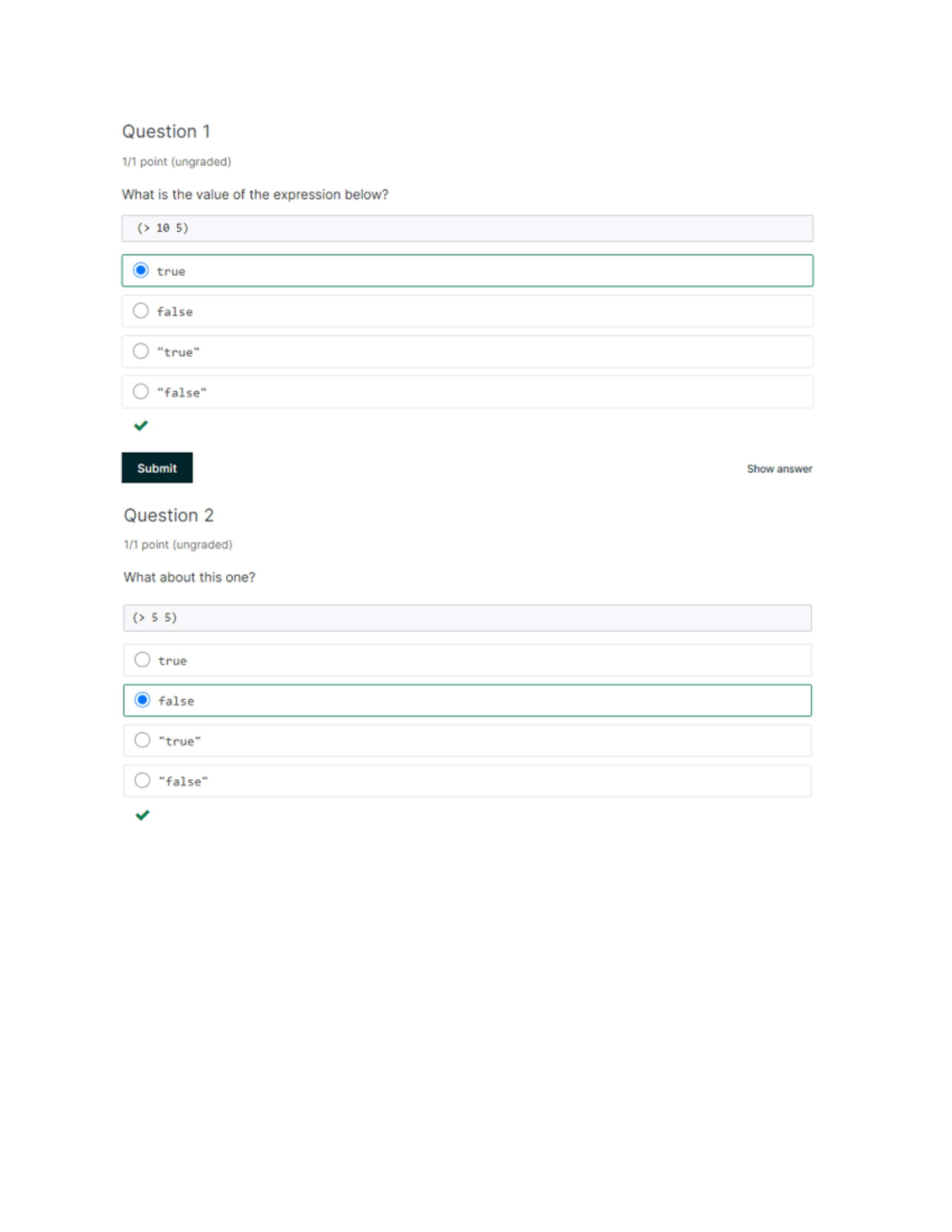 1a Beginning Student Language booleans and if expressions question 1 to 9 - CPSC 110 - Studocu