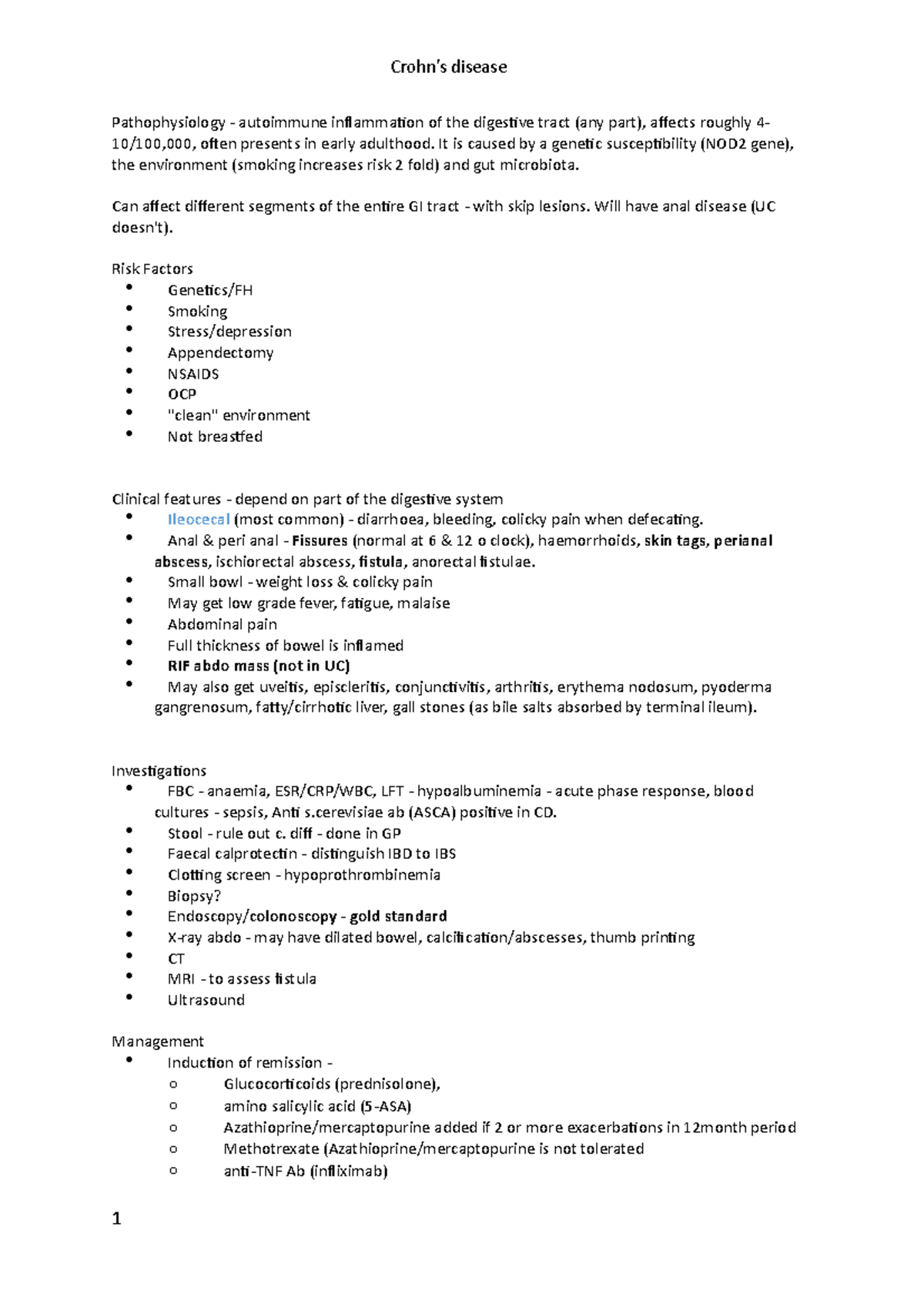 Crohn's disease - Crohn’s disease Pathophysiology - autoimmune ...