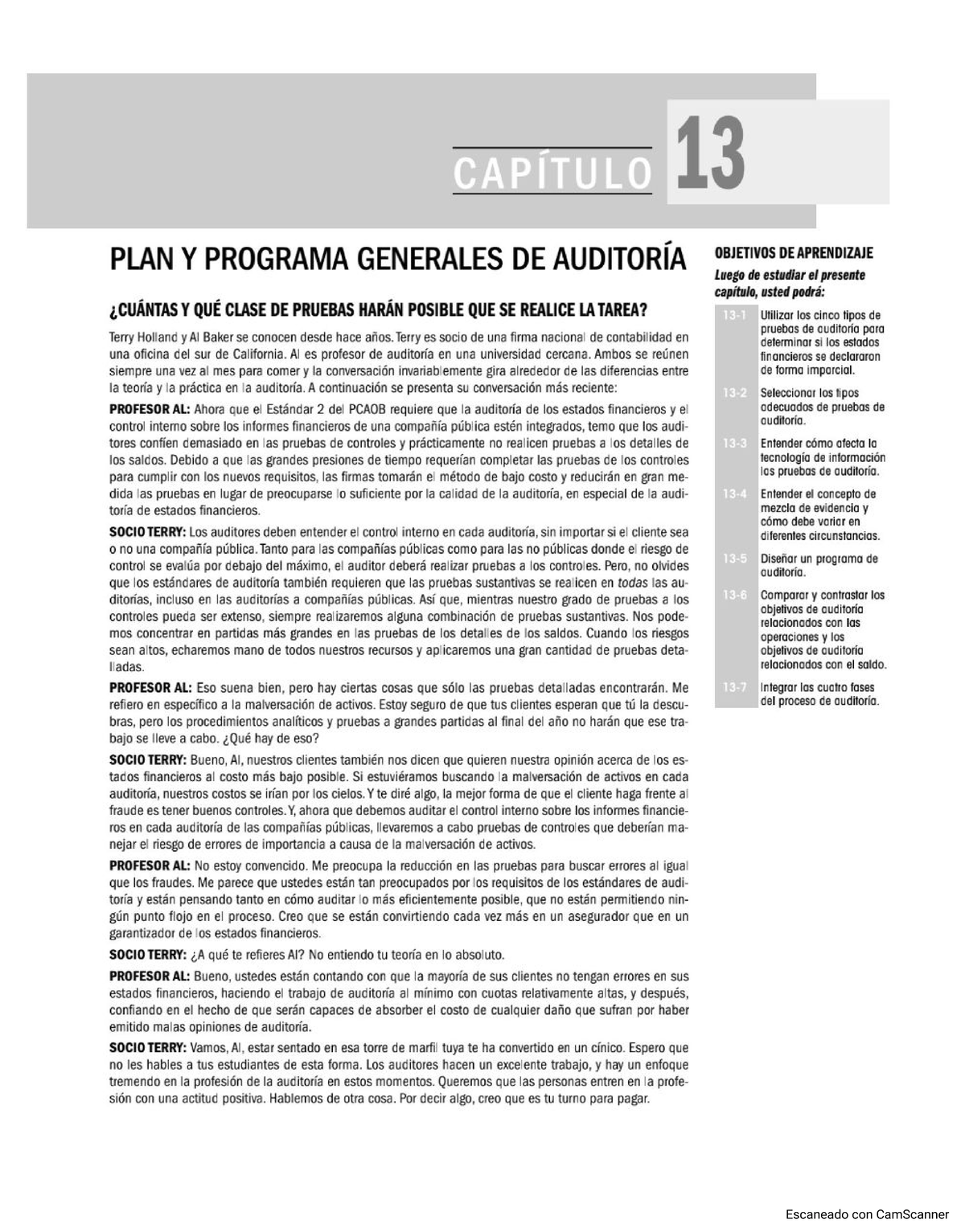 Plan y programa generales - Auditoria 2 - Studocu