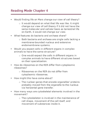 Bio 111 (chapter 1 notes) - BIO 111 - Studocu