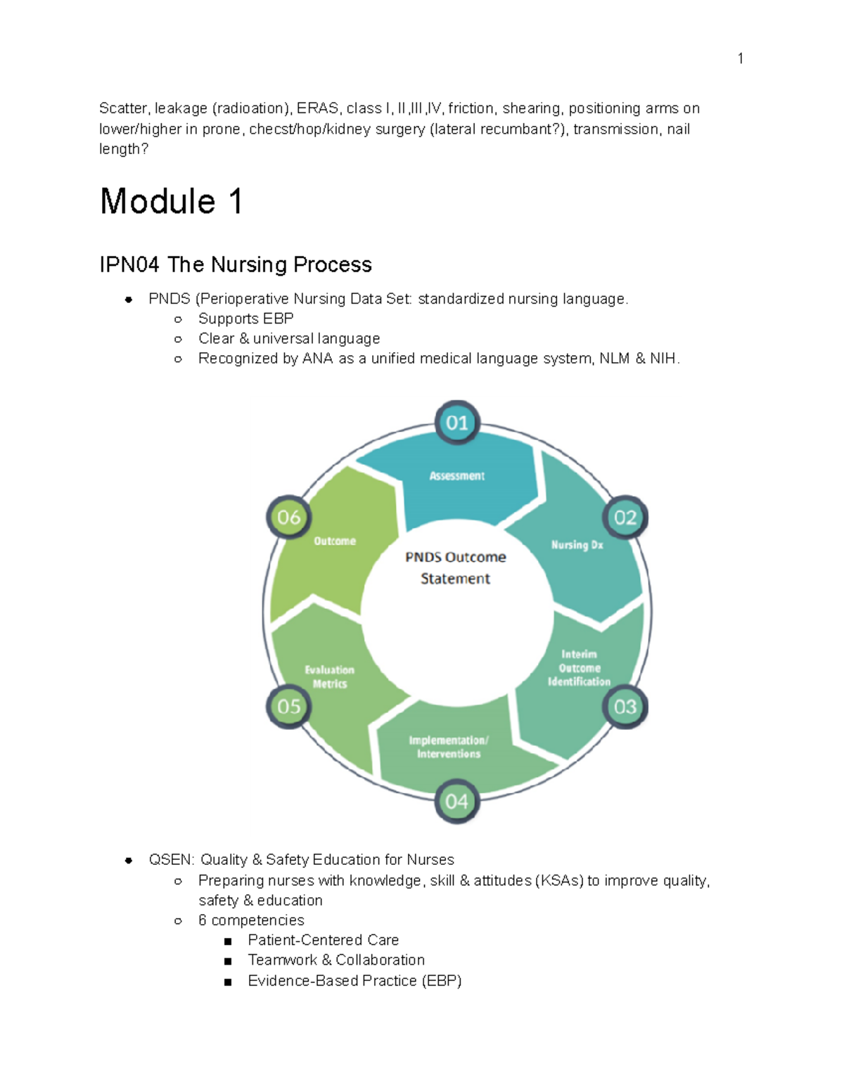 AORN Notes - Review before lecture - Scatter, leakage (radioation ...