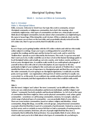 Critical study of an Aboriginal place - Established under the ...