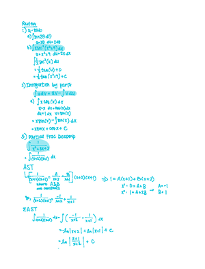 Diff eqns notes - differential equations - classifyODES Def An ODE ...