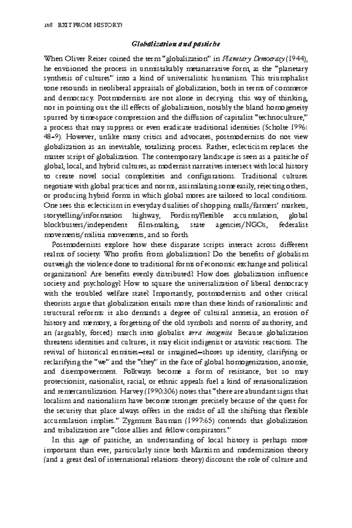 History of IR-89 - Globalization and pastiche When Oliver Reiser coined ...