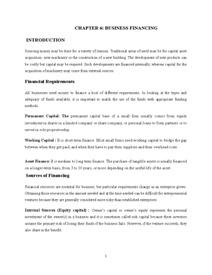 Entre chapter 1-3 - CHAPTER 1: THE NATURE OF ENTREPRENEURSHIP 1 ...