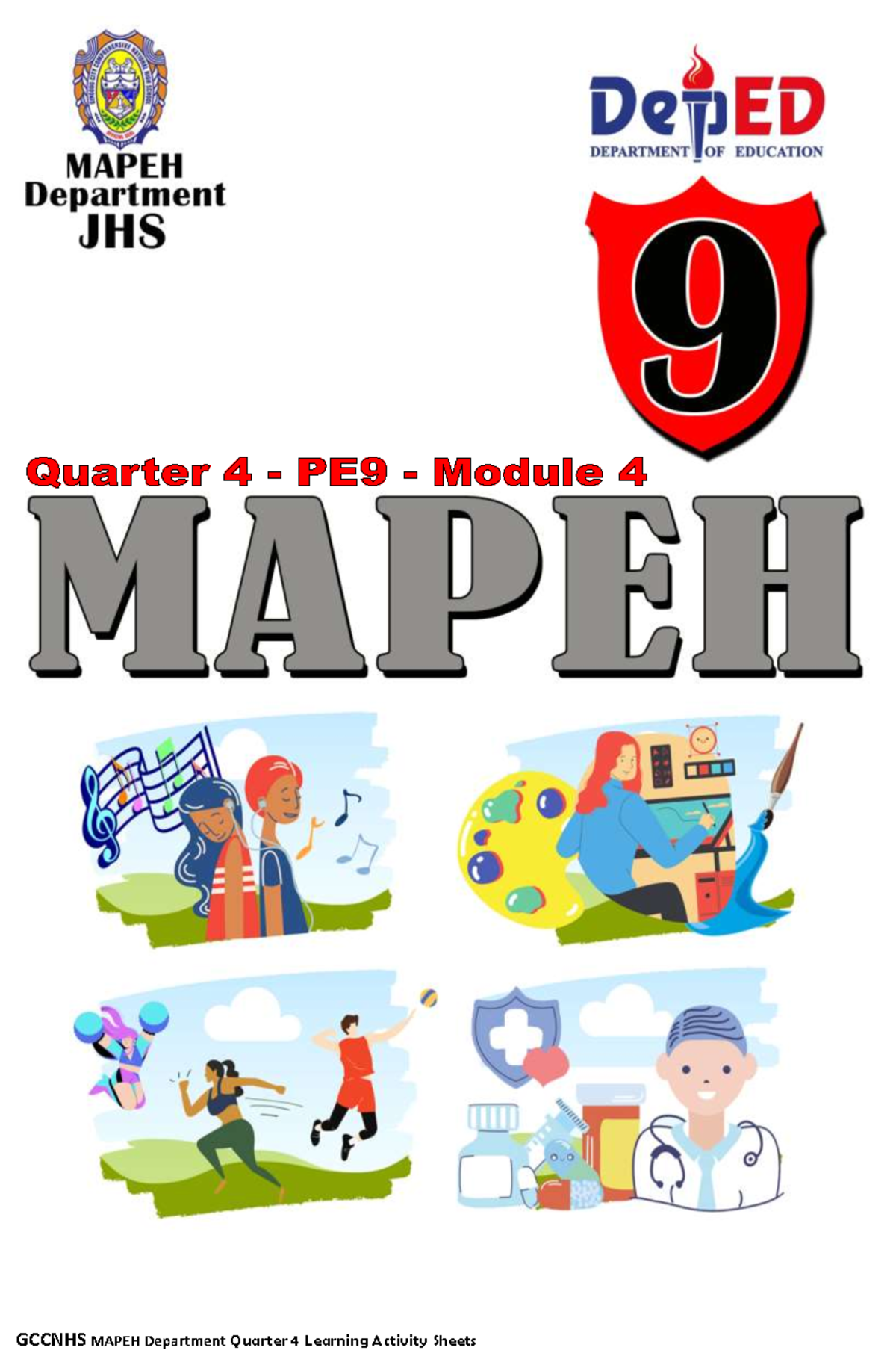 LAS Q4 M2 PE - ... - INTRODUCTORY MESSAGE This Learning Activity Sheet (LAS) is carefully ...