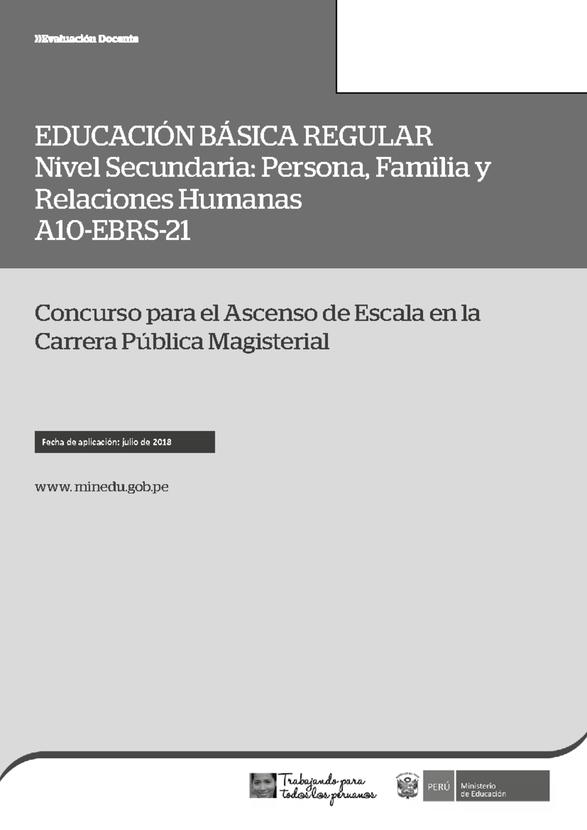 42-1 A10-EBRS-21-persona-familia-y-relaciones-humanas-version 1 - A10-EBRS-21 1 EDUCACIÓN BÁSICA ...