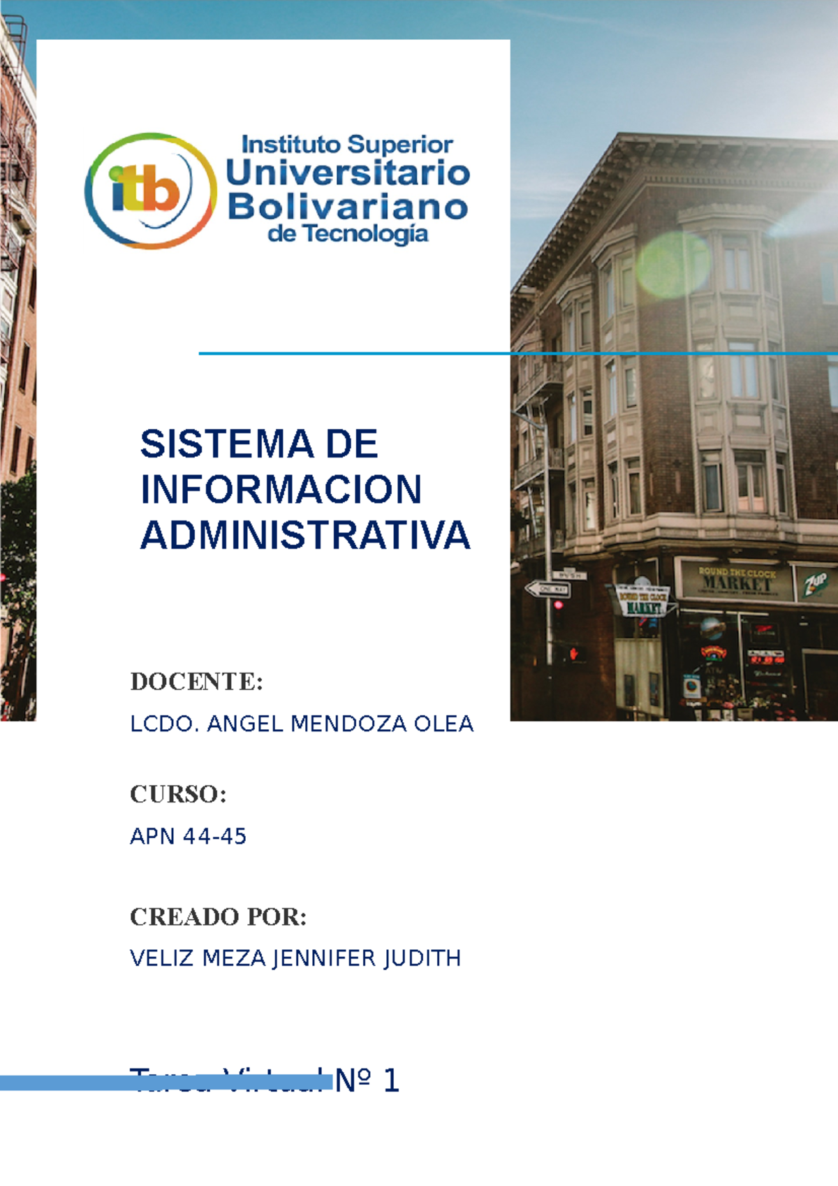 SIA Tarea Virtual 1 Jennifer Veliz TEMAS - Sistemas - Instituto ...