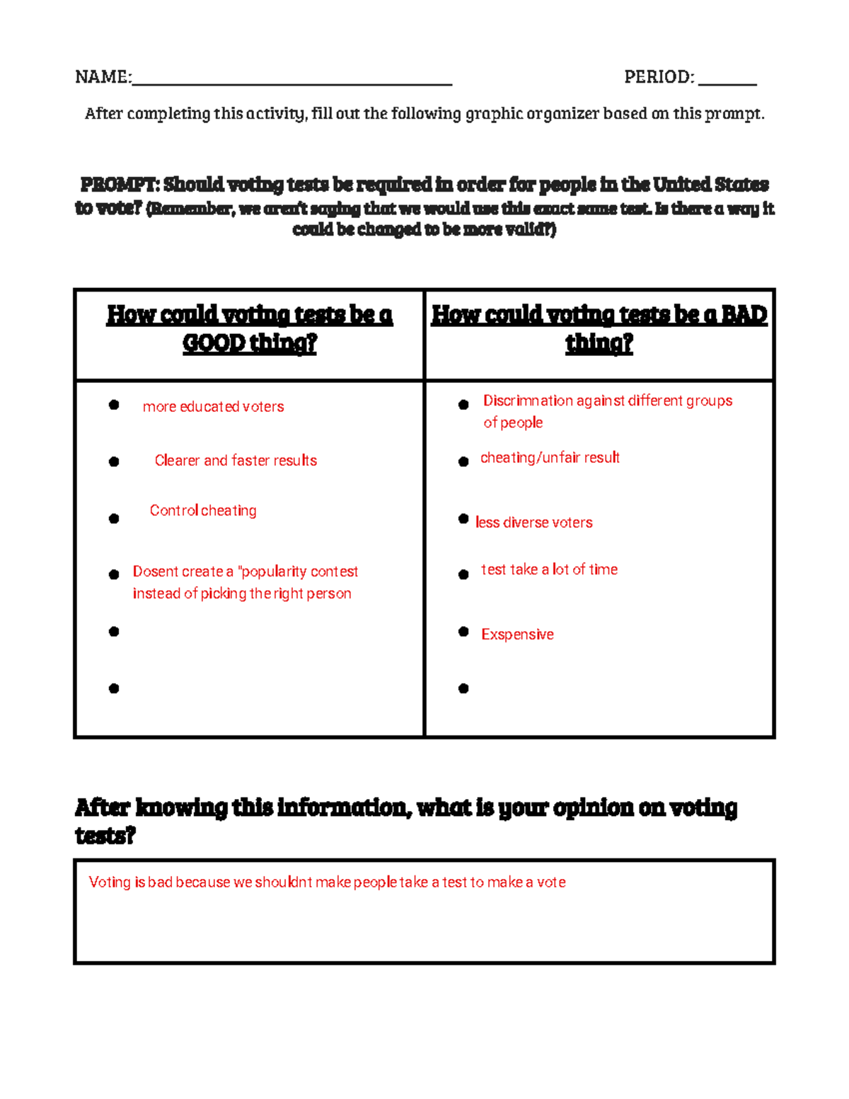 Darius Hall - Thesis Practice ONLY - State Literacy Test for Voting ...