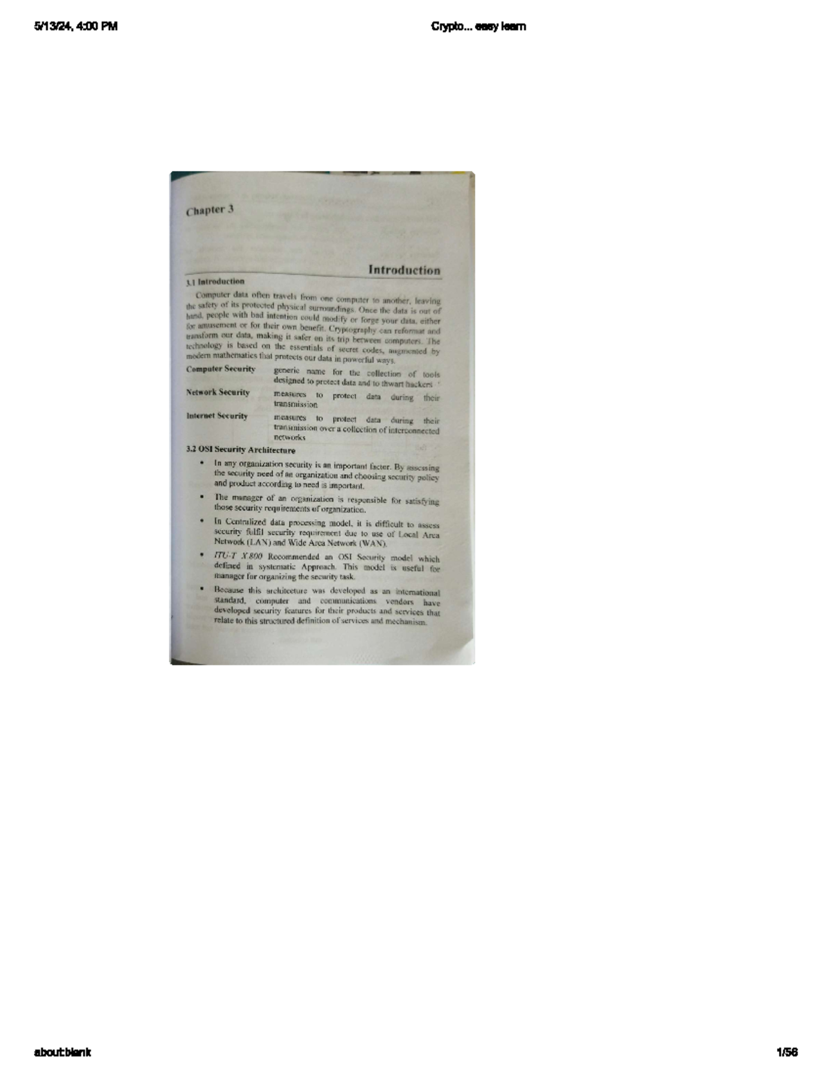 Crypto - Bachelors of Computer applications - Studocu