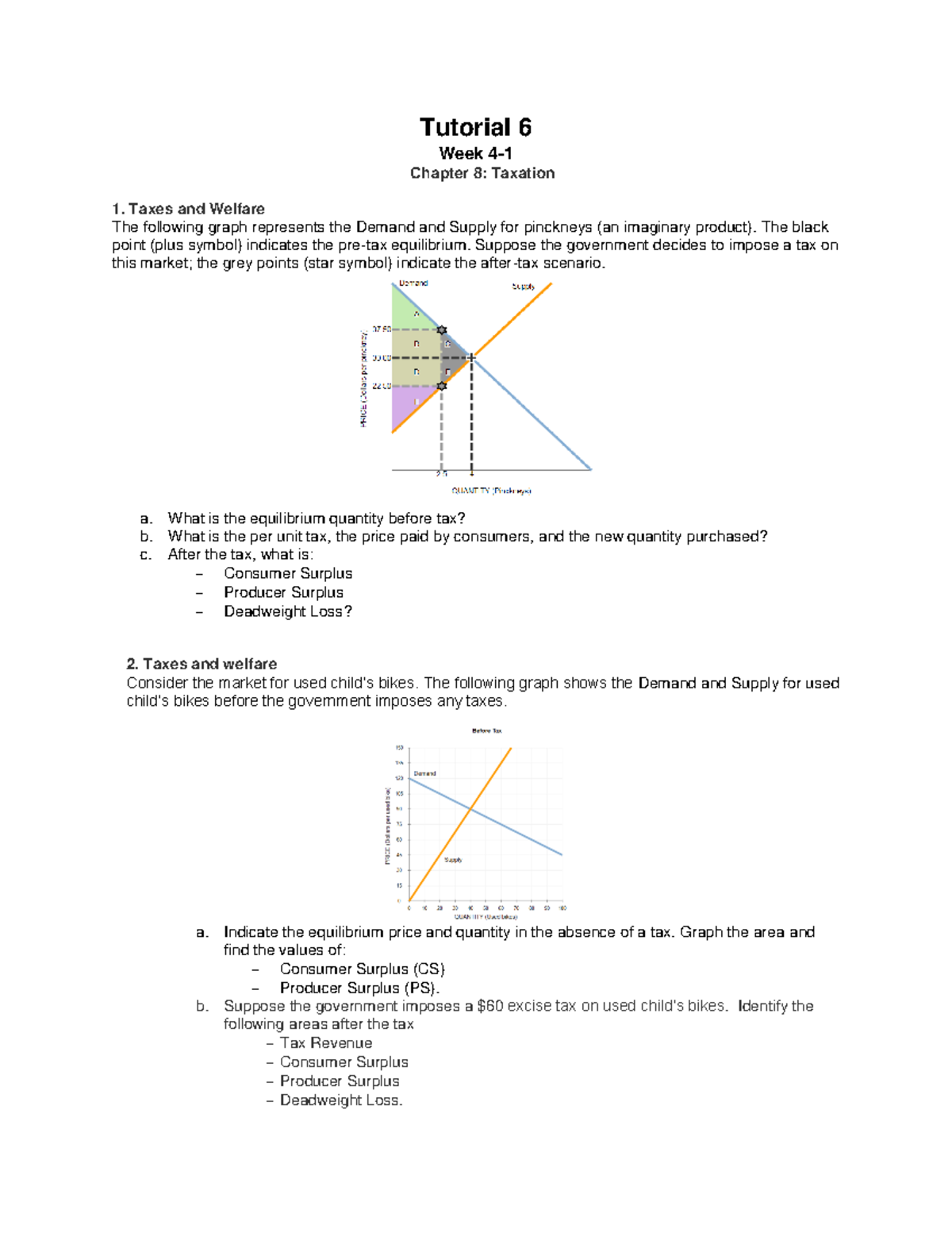 May 25 Questions - ECON1001 Tutorial - Warning: TT: undefined function: 32 Tutorial 6 Week 4 ...