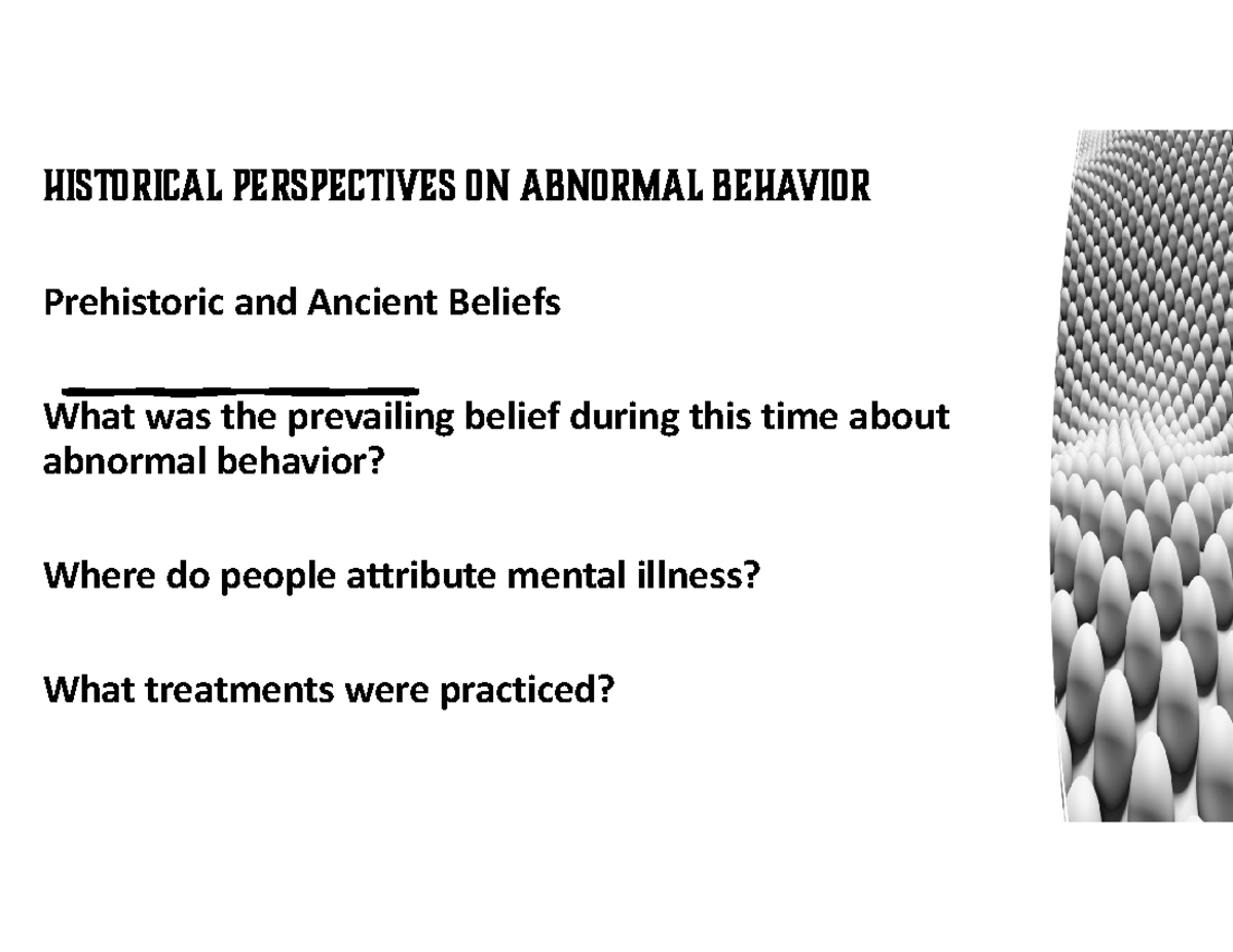 Abpsych MOD1 PT2 PPT - .......................... - Historical ...