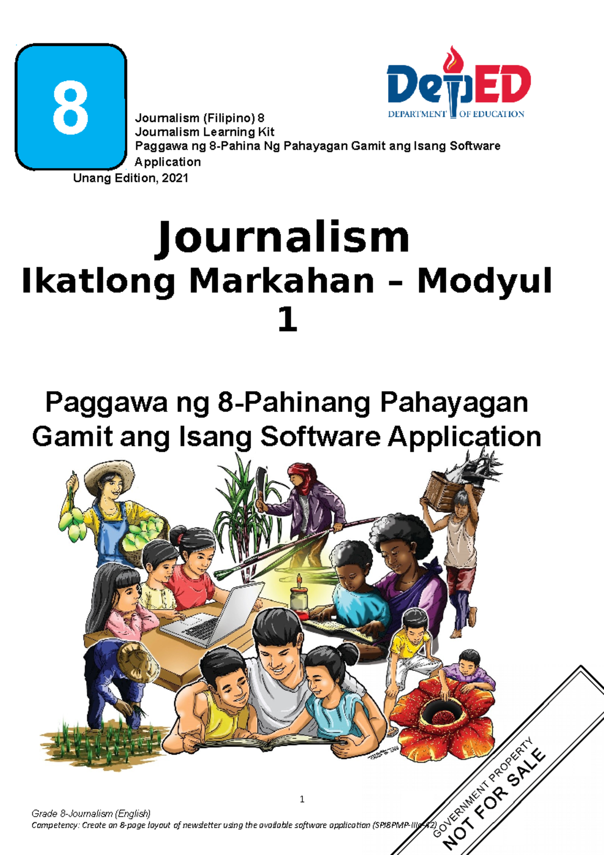 SPJ-Filipino G 8Q3W1C1 (QA) - Journalism Ikatlong Markahan – Modyul 1 ...