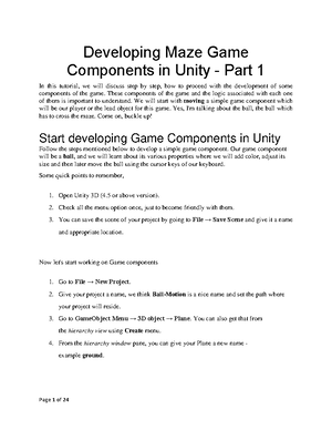 Unity 3D - Handling Collisions of Game Object using Collider 2D - Unity 3D - Handling Collisions ...